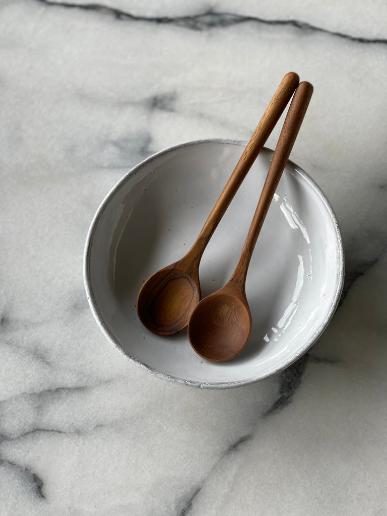 05 Teakwood Afternoon Tea Spoon — S L O W H O U S E